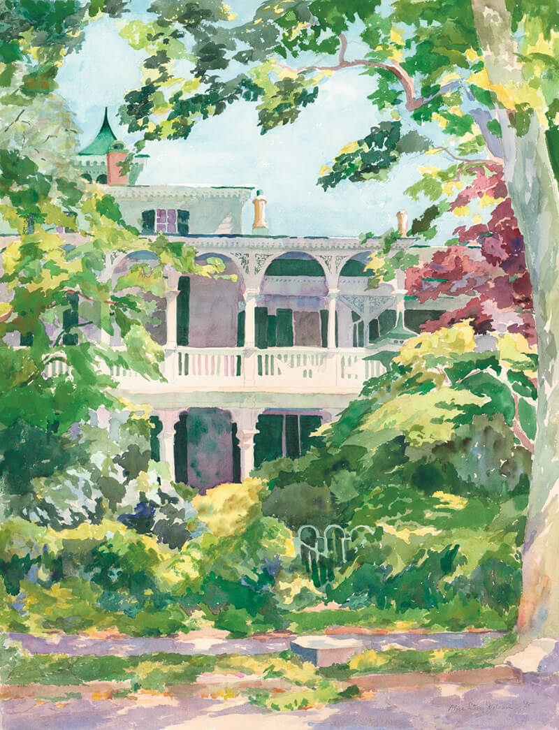 Matriarch | Cape May | Watercolor by Alice Steer Wilson